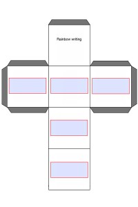 Printable Spelling Dice Game: Edit to Add Your Own Activities, Print & Play