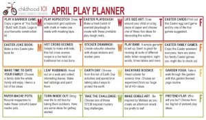 PLAY PLANNER - Childhood101