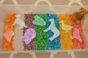 Brown Bear, Brown Bear Sensory Bin: Story Fun for Kids