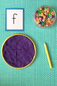 Fine Motor Alphabet Activity for Developing Alphabet Awareness