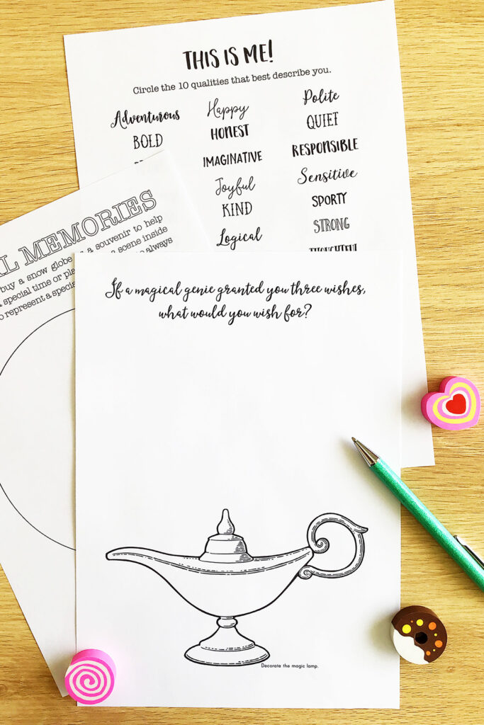 Feelings & Emotions Printable Journal: 70 Drawing & Writing Prompts