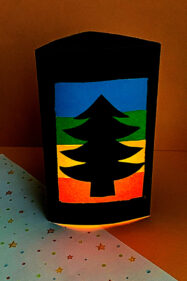 Light Up the Holidays with a Christmas Tree Paper Lantern