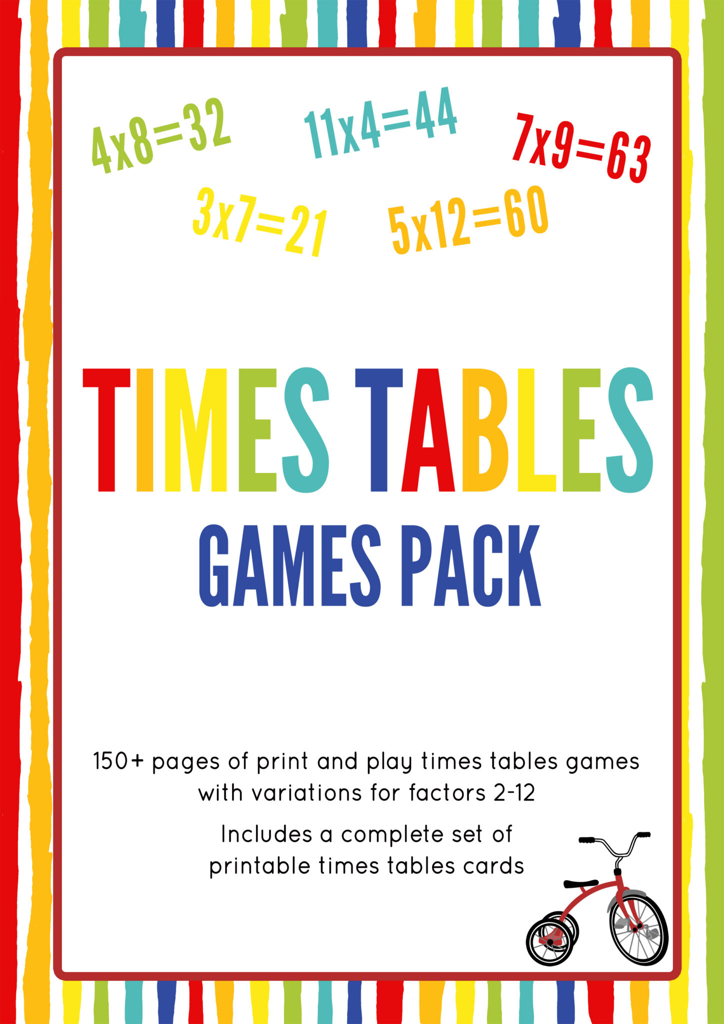 Multiplication Games Printable Pack 10 Games For Learning Times Tables Multiplication Games Printable Pack 10 Games For Learning Times Tables