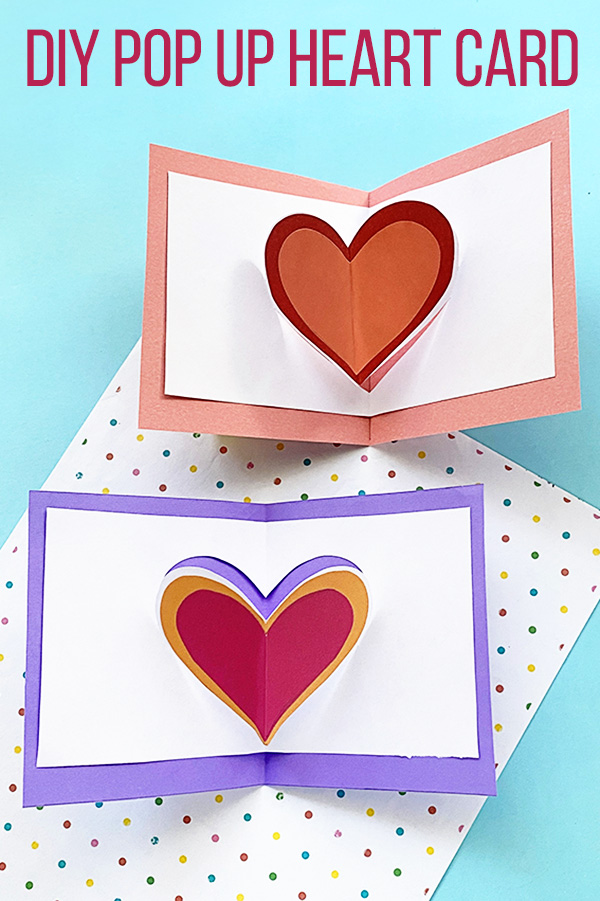 Heart Pop Up Card Craft For Kids Heart Pop Up Card Craft For Kids