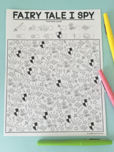 Fairy Tale I Spy Puzzles for Students in Grades K-4