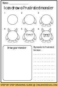 How to Draw Monster Emotions! Drawing Guide & Writing Prompts